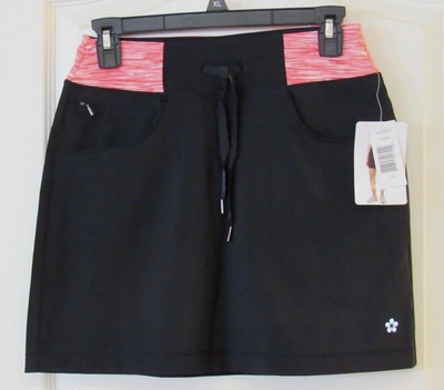 Tuff Athletics Wide Waistband 3 Pocket Skort Black/Red Women's Sz XS-S NWT | eBay