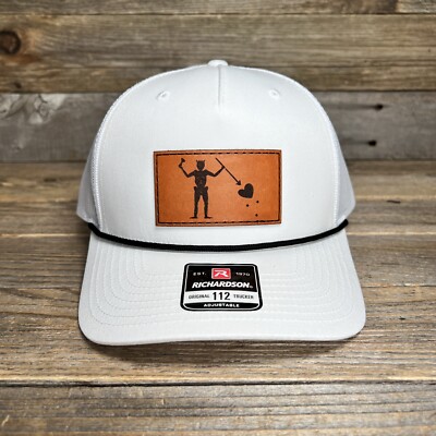 BLACKBEARDS FLAG LEATHER PATCH RICHARDSON ROPE TRUCKER HAT | eBay