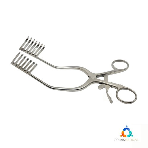 V. Mueller NL960 Miskimon Retractor 7 Sharp Prongs 1-3/8" Blade x 1-1/4 ...