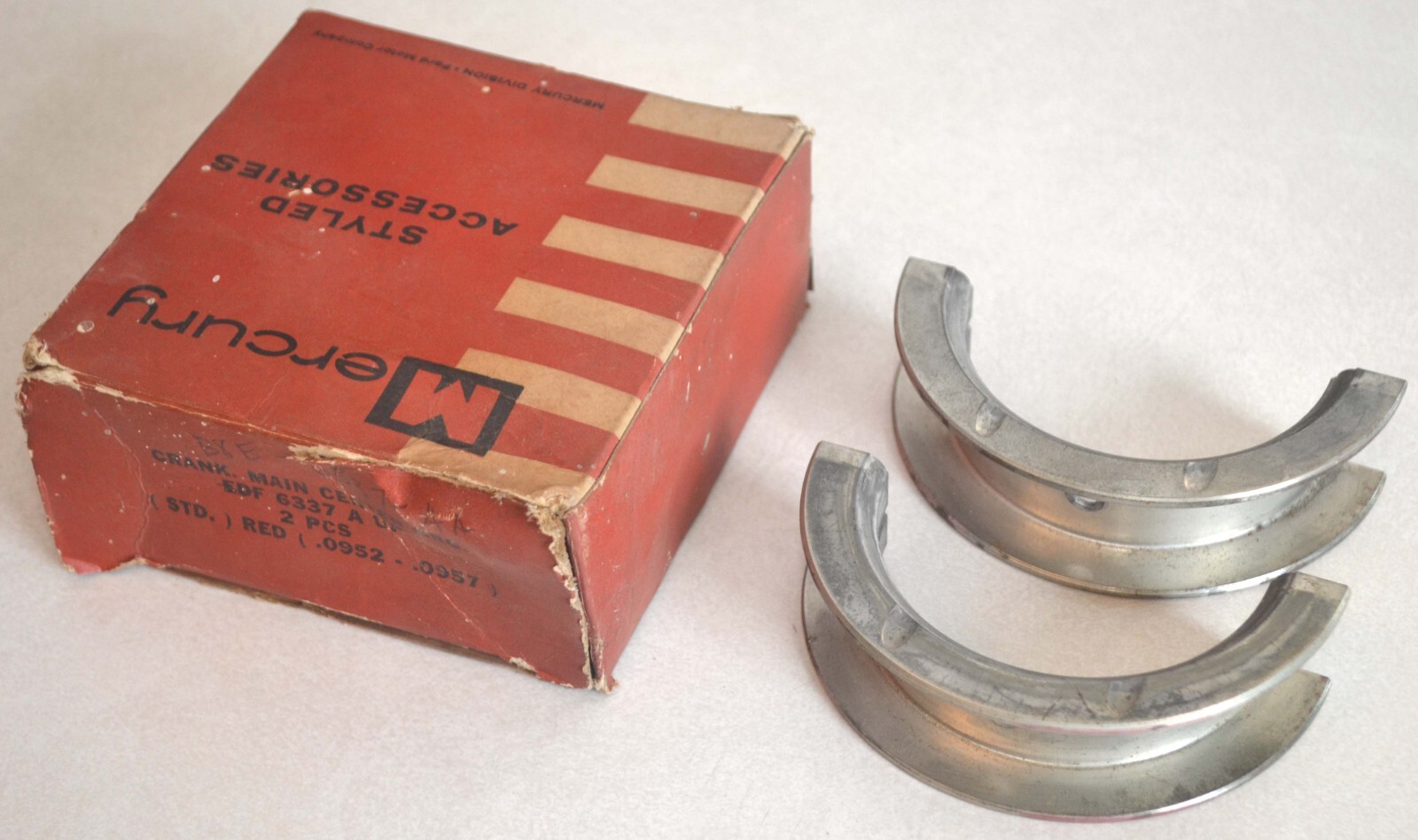 NOS 1958 Edsel 410 Crankshaft Main Center Bearing, E475 Engine EDF-6337 ...