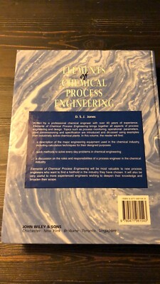 Elements of Chemical Process Engineering, Jones 9780471961543 ...