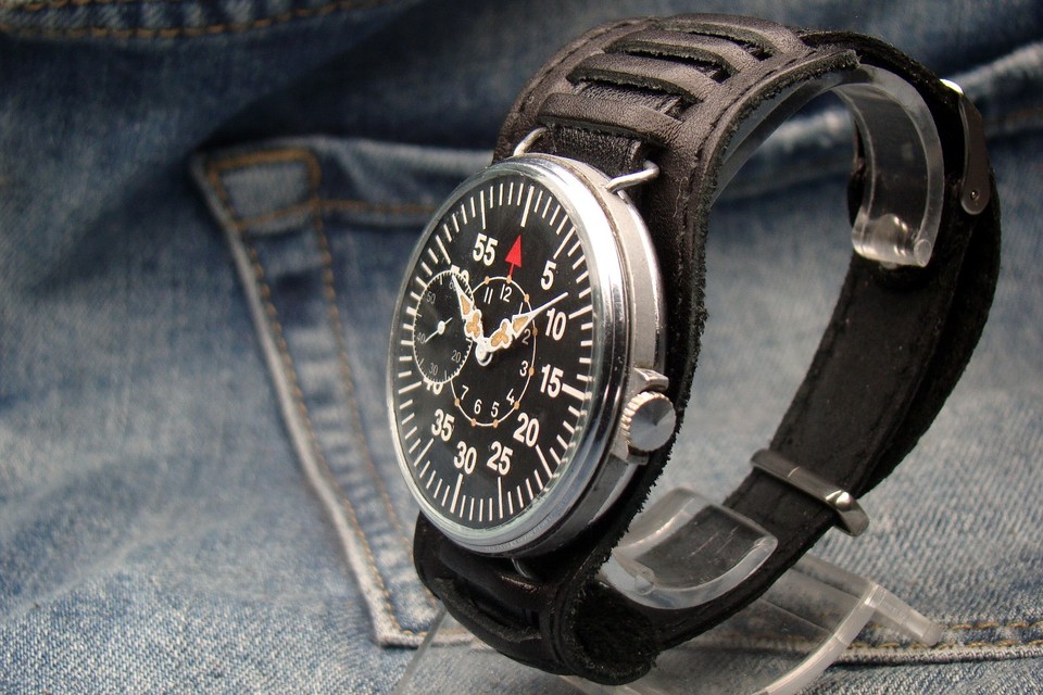 GERMAN PILOT observer b-uhr MILITARY WATCH WAR2 WW2 TYPE serviced ...