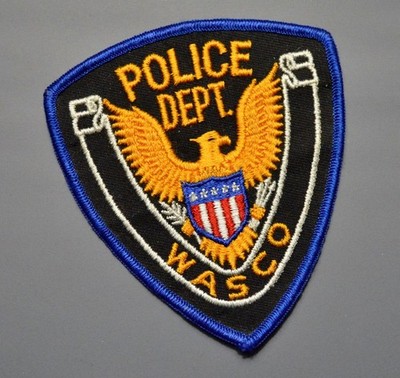 Vintage Wasco California Police Patch ++ Mint Kern County CA | eBay