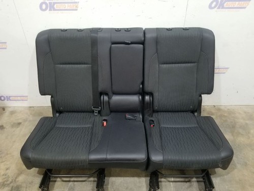 16 2016 TOYOTA HIGHLANDER REAR SEAT ASSEMBLY BLACK VINYL CLOTH | eBay