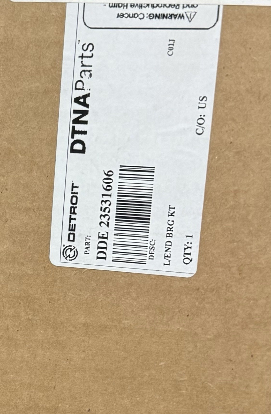 DDE 23531606 Detroit Diesel Bearing kit (STD) | eBay