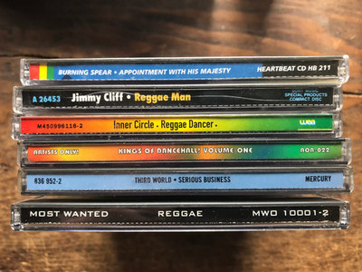 6 Reggae/Dance Hall CDs: Burning Spear;Jimmy Cliff;3rd World; Kings of ...