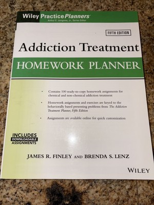 Addiction Treatment Homework Planner : Includes Assignments, Paperback ...
