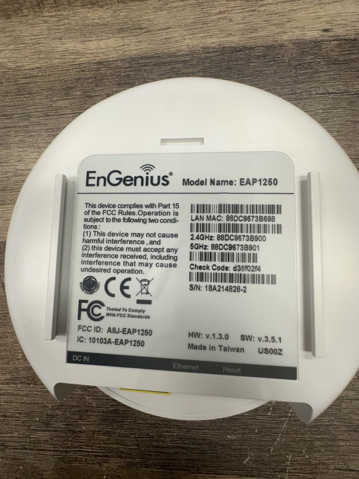 EnGenius EAP1250 Wireless Access Point - A8J-EAP-1250 | eBay