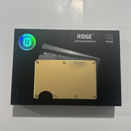 Ridge 2.0 24K Gold Wallet - Limited Edition Brand New !!! | eBay
