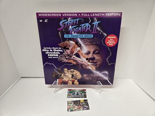 Street Fighter II The Animated Movie Laserdisc Nice Shape NOT DVD LD | eBay