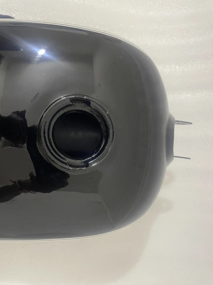 BMW R71 Black Painted Aluminum Gas Fuel Tank With Knee Pad Plates & Cap ...