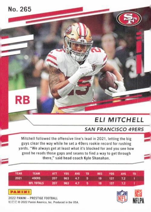 2022 Panini Prestige #265 Eli Mitchell | eBay