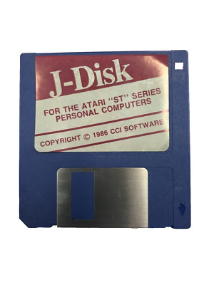 J-Disk for the Atari ST on 3.5" Floppy Disk - 1986 CCI Software | eBay