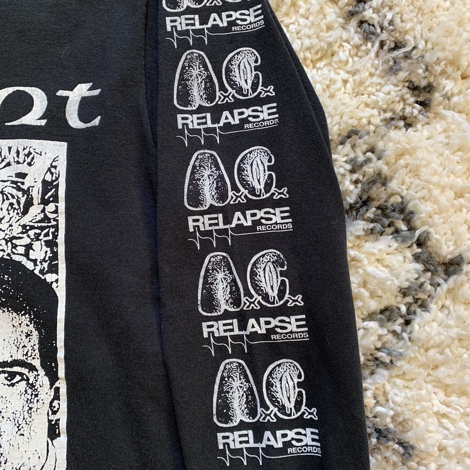 AxCx ULTRA RARE Morbid Florist Vintage Shirt Relapse Sz L Seth Putnam ...