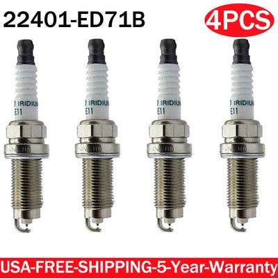 4x New Spark Plugs 22401-ED71B IXEH20ETT For Nissan Altima,Rogue ...