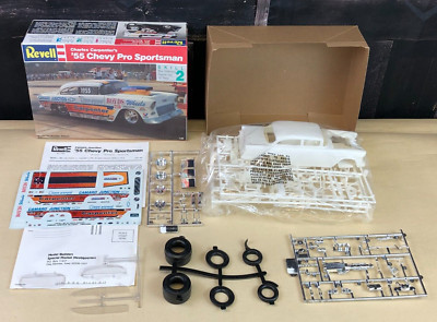 OPEN BOX 1991 Revell 1:25 Model Kit Charles Carpenter's '55 CHEVY PRO ...
