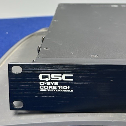 QSC Q-SYS Core 110F USB/Flex Ch. Digital Signal Audio Processor - As-Is ...