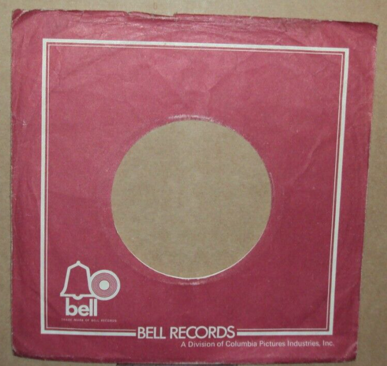 "Bell","Company Sleeve","Original","45rpm","7inch","Record","Vintage ...