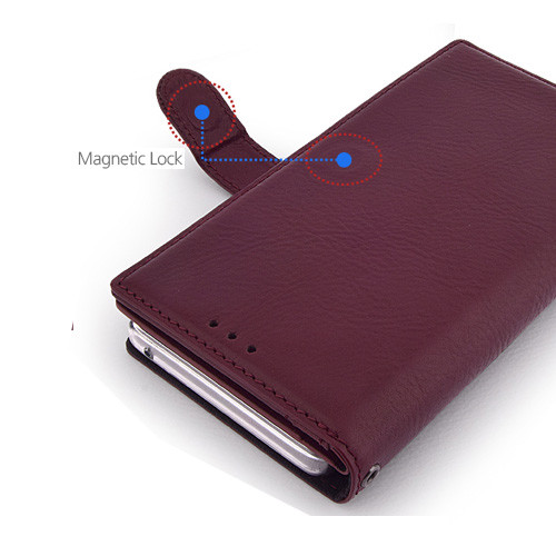Dakota Genuine Leather Diary Case for iPhone 17 16 15 Pro Pro Max ...
