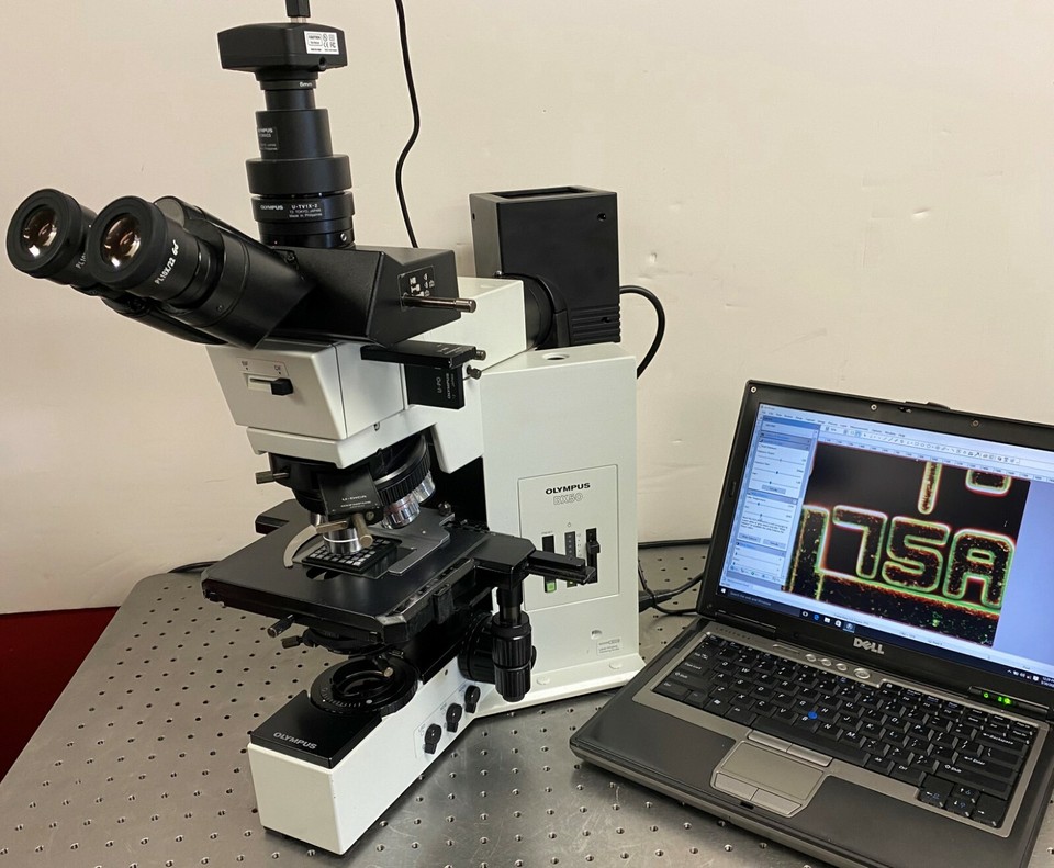 Olympus BX50 Microscope Nomarski DIC Trinoc BF/DF Semiconductor ...