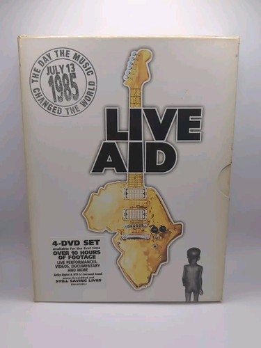 Various Live Aid 4 x DVD Original Concert July 13 1985 / 2004 | eBay