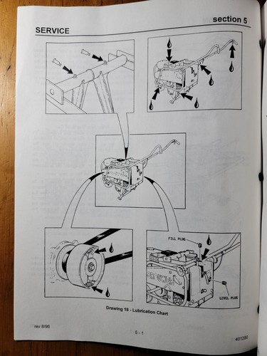 Brouwer Mark 2 MK213 Sod Cutter Operator & Parts Manual 401290 8/96 ...