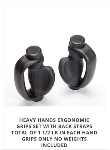 Heavy Hands Workout Weights 1 1/2lb Dumbbells Set of 2 Made in USA | eBay