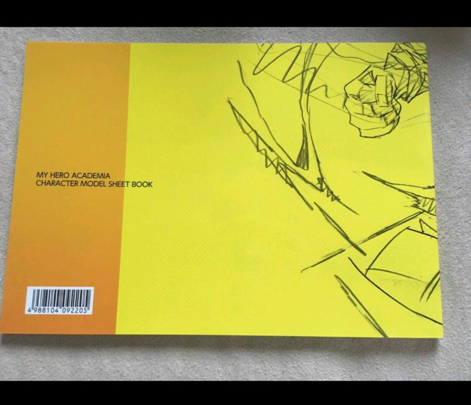 Boku no My Hero Academia Official 1st Design Art Book Yellow Works ...