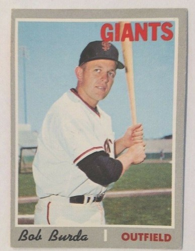 1970 Topps #357 Bob Burda San Francisco Giants | eBay
