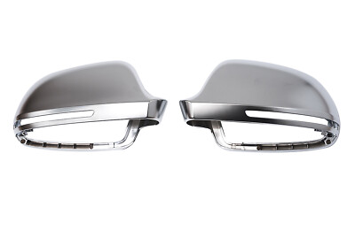 For Audi A5 S5 B8 Alloy Matt Wing Mirror Door Caps Cover Trim Case ...