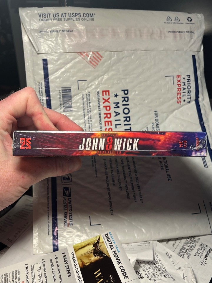 NEW JOHN WICK 3 4K UHD LENTICULAR STEELBOOK! NOVAMEDIA NE028 SUPER LOW ...