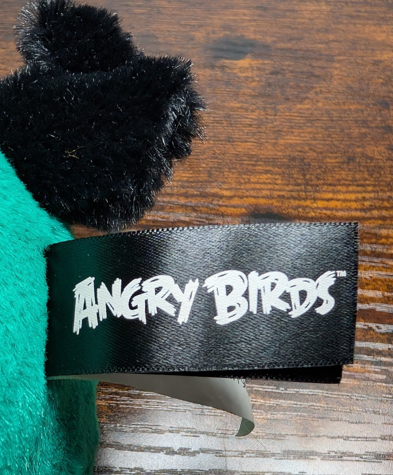 Angry Birds HAL TOUCAN Plush Green Bird Commonwealth Beak No Sound 4" x ...