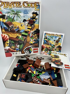 Lego Pirate Code 3840 Complete w/ 268 Pieces Building Toy Game Logic ...