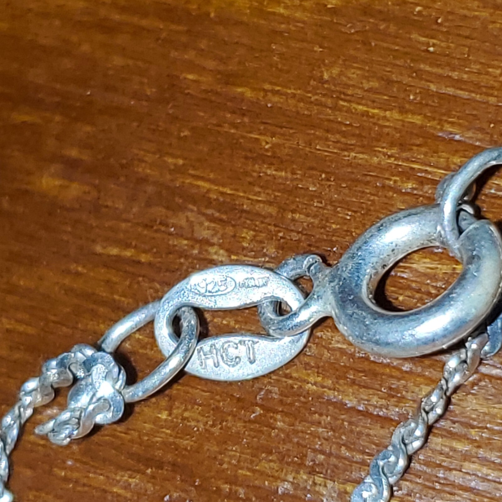 18" HCT,,, 925 stamped SILVER CHAIN stamped Italy | eBay UK
