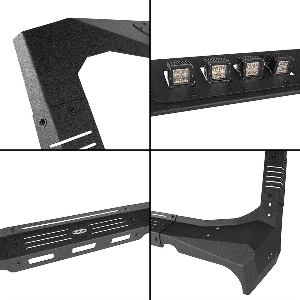 Fit 07-18 Jeep Wrangler JK Windshield Frame Cover Body Armor Roof Sun ...