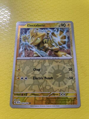 Pokemon - Electabuzz - 053/162 - Reverse Holo - Temporal Forces - NM/M | eBay