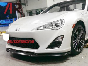 For 2013-2016 Scion FRS FR-S BRZ 2Dr Carbon Front Bumper Add On Lip HT ...