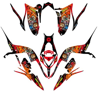 Yamaha Raptor 700R 2013 2023 Full Graphics Kit | eBay