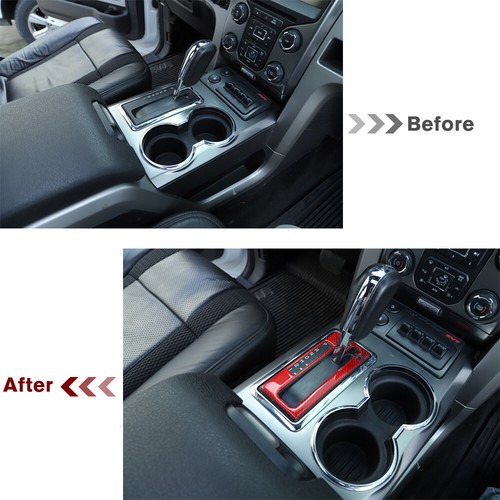 Center Gear Shift Panel Decoration Stickers Trim for Ford F150 Raptor ...
