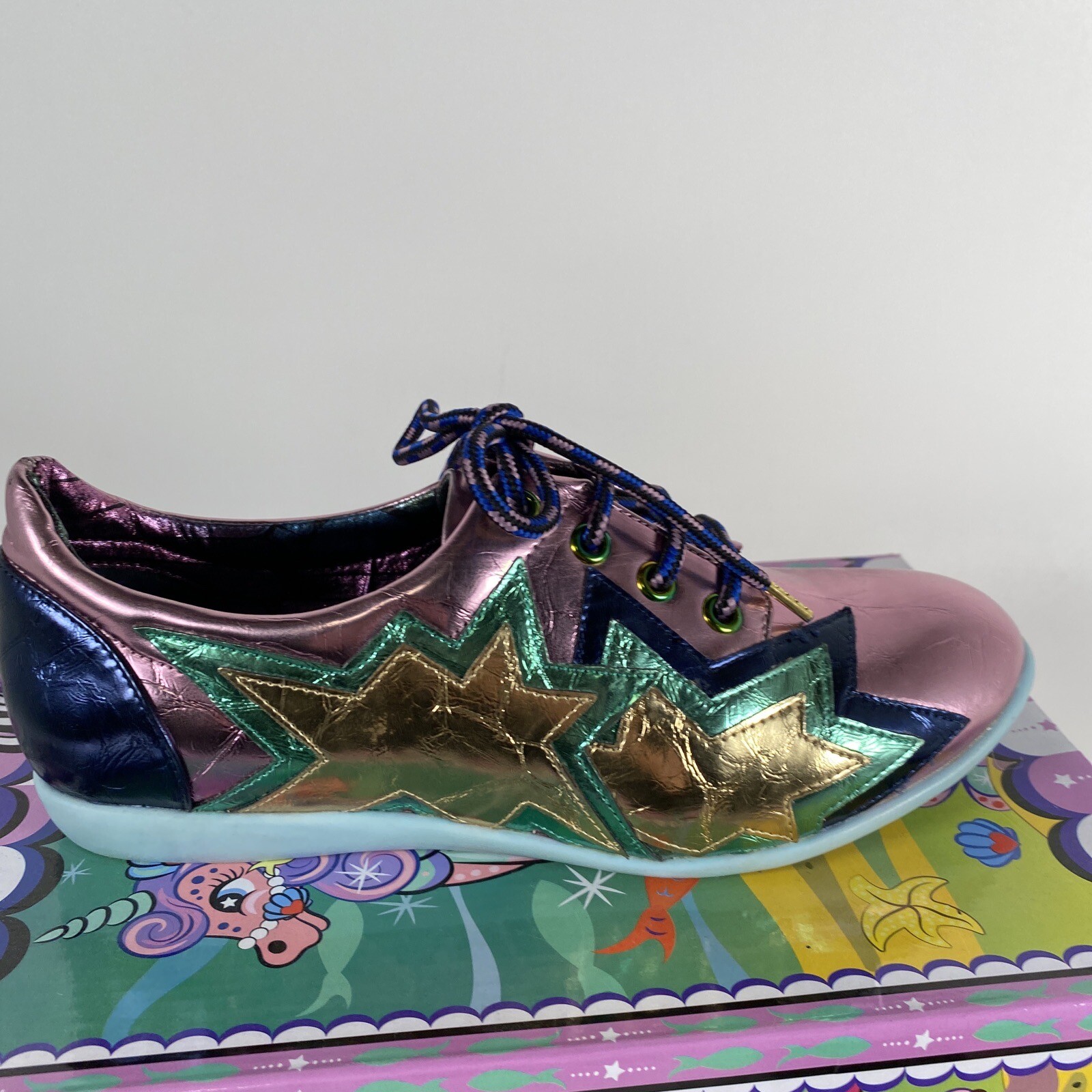 Irregular Choice Pink Shiny Cosplay Star Light Shoes … - Gem