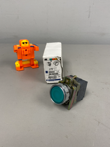 Telemecanique XB4 BW33B5 Green Illuminated Push Button (New) | eBay