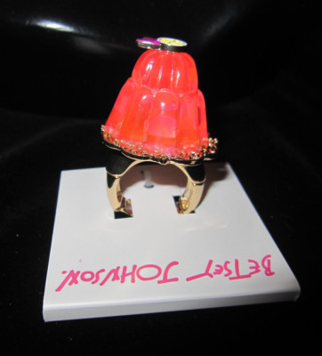 BETSEY JOHNSON Summer Jello Cake Ring Size 7 | eBay