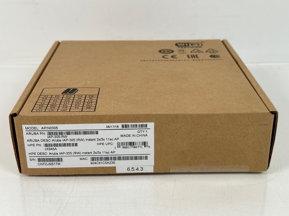Aruba IAP-305 APIN0305 JX946A Instant Wireless Access Point (NEW) | eBay