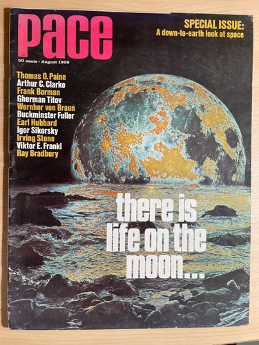 PACE Magazine, August 1969, Arthur C. Clarke, Ray Bradbury | eBay