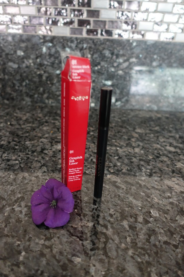 Clarins 01 graphik ink liner felt tip eyeliner new in box intense black ...