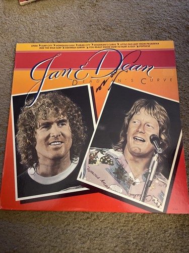 Signed Dean Torrence Jan & Dean LP Deadman’s Curve Surf City Popsicle ...
