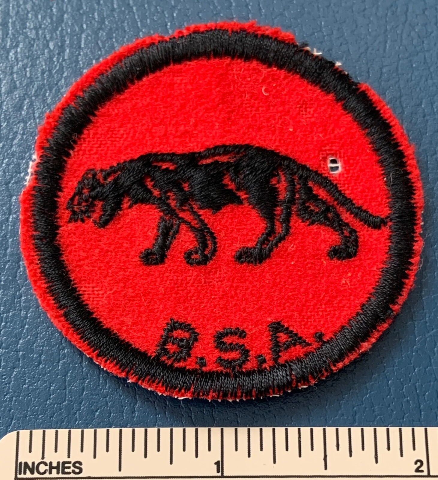 Vintage PANTHER PATROL Boy Scout Felt PATCH Red Black BSA Cougar Badge ...