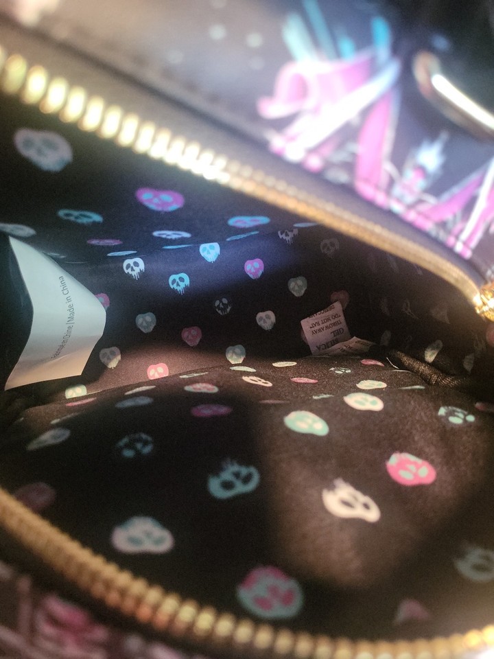 2 Disney Villians Mini Backpacks With 1 Matching Wallet Loungefly Free ...