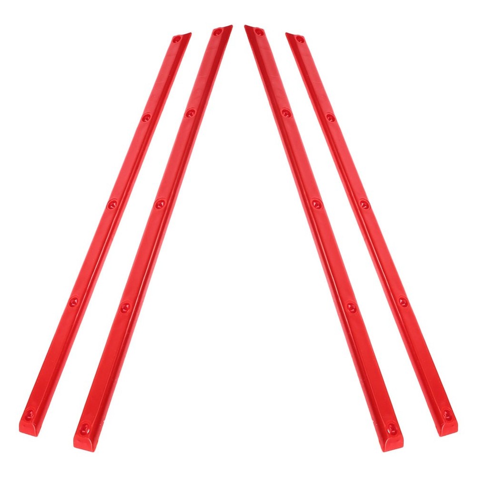 4pcs Professional Skateboard Grind Rails Replaceable Rib Bone Rail ...