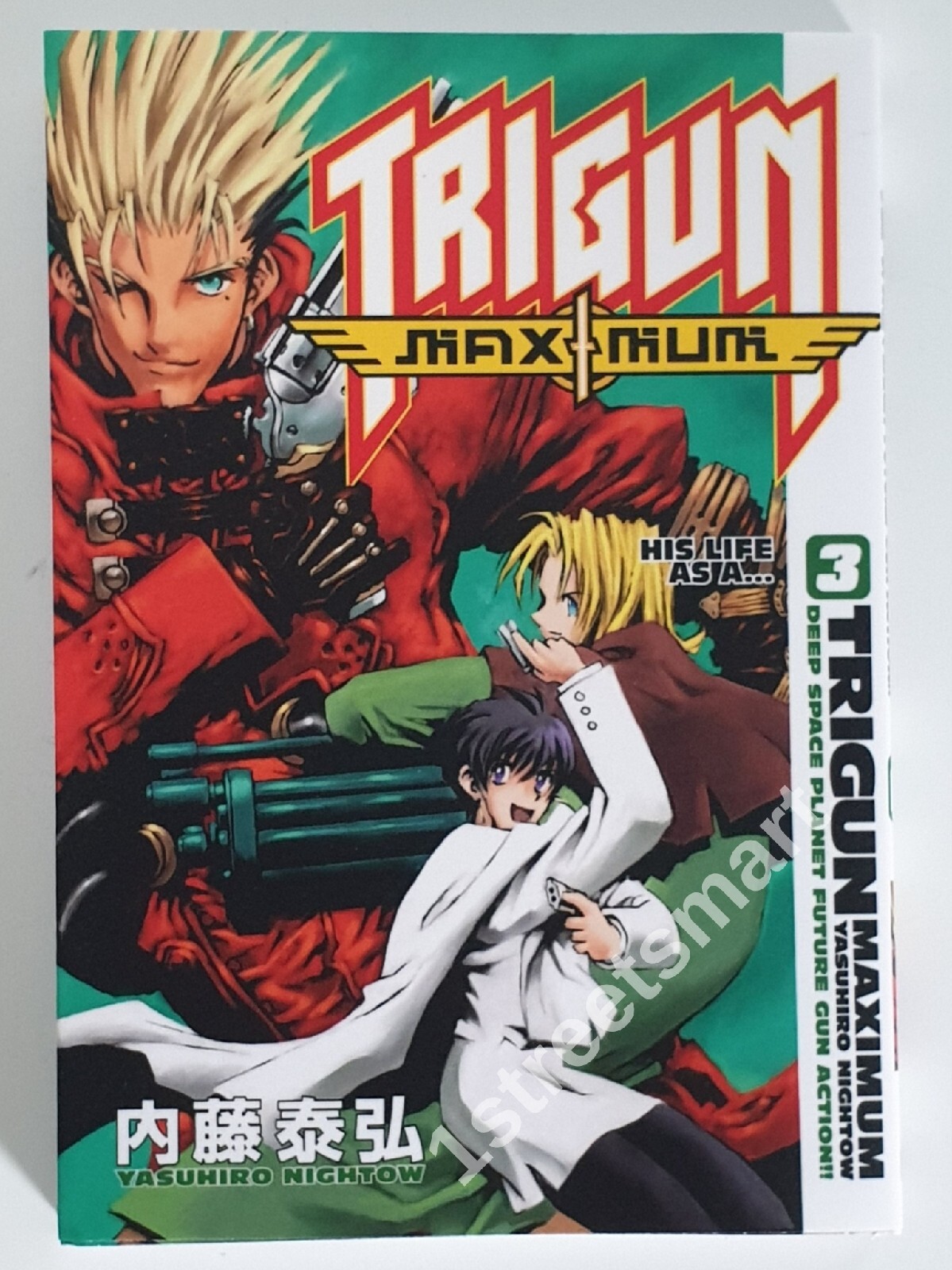 Trigun Maximum Manga English Version Full Set Vol. 1-14 (END) by Ysuhiro Nightow | eBay